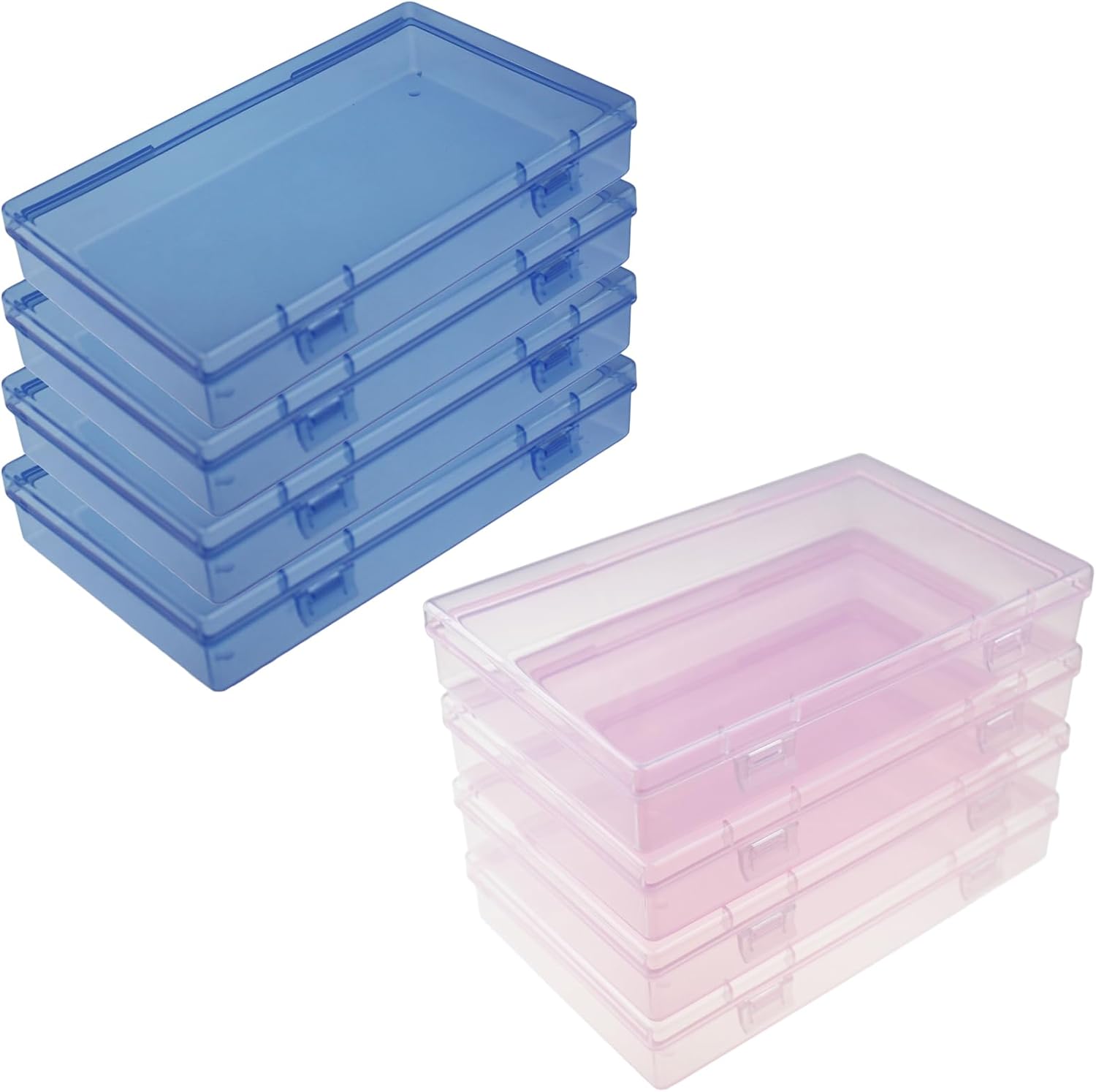 Amazon.com: Goodma Mini Rectangular Plastic Boxes Storage Organizer ...