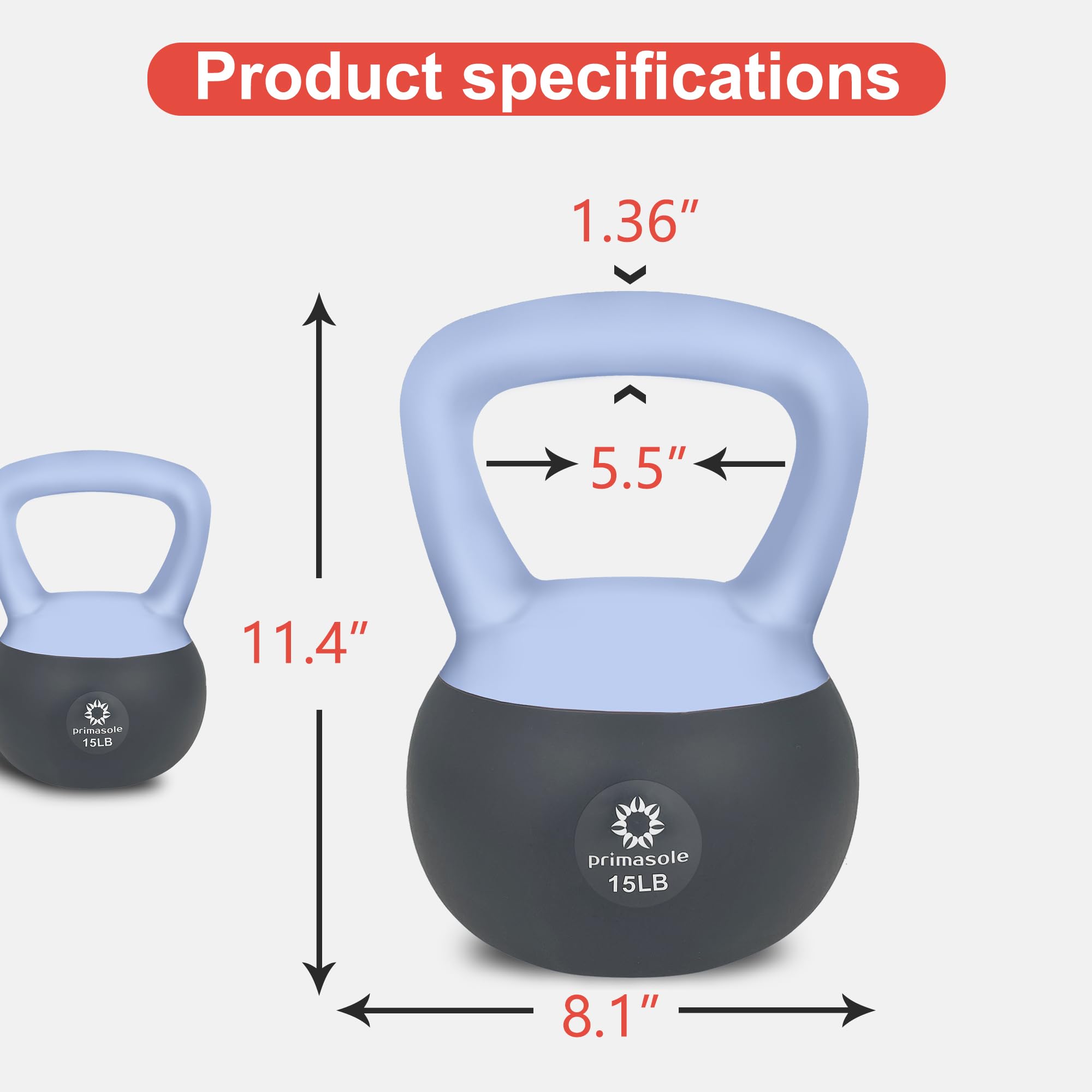 Snapklik.com : Primasole Soft Kettlebell 5.10.15.20lbs Shook Resistance ...