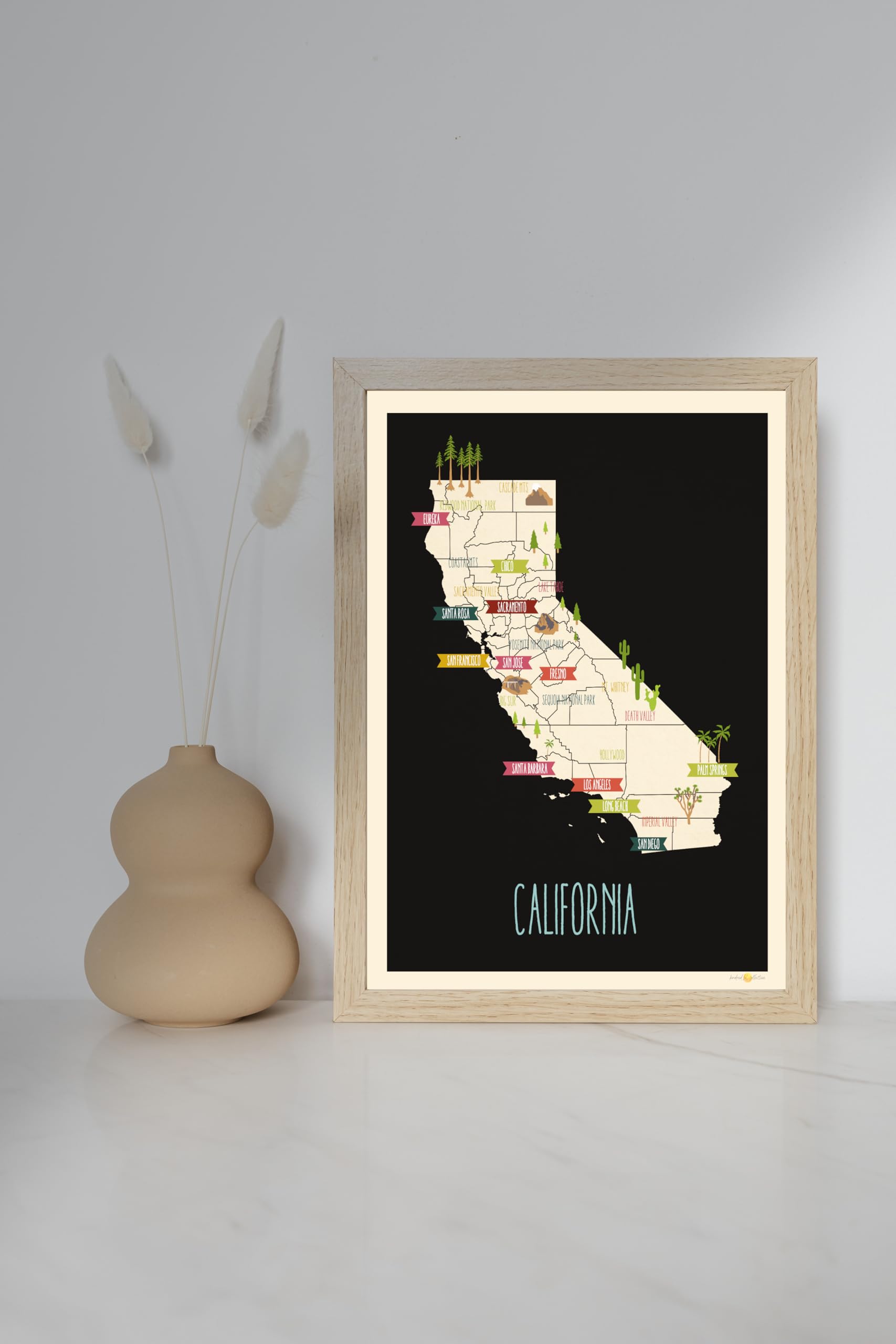 Póster Del Mapa De California What's In Your Stormwater? Infographic
