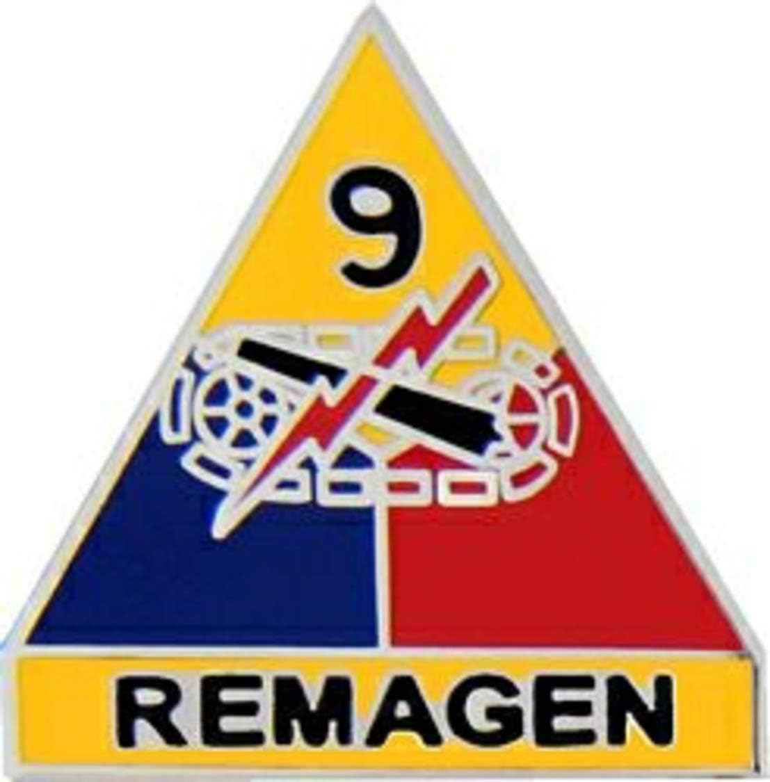 Amazon.com: US Army 9th Armored Division"Remagen" Lapel Pin or Hat Pin ...