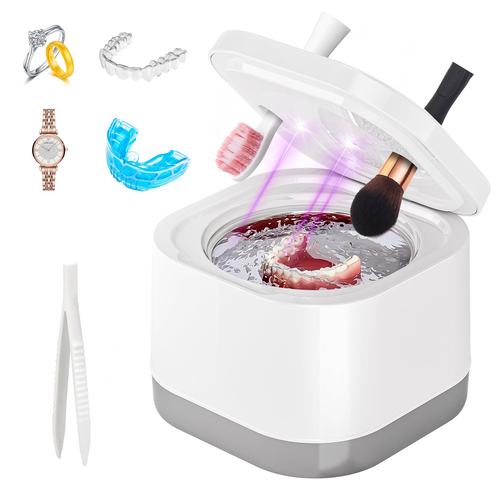 Amazon.com: Ighximn Ultrasonic Retainer Cleaner Machine, 45kHz ...