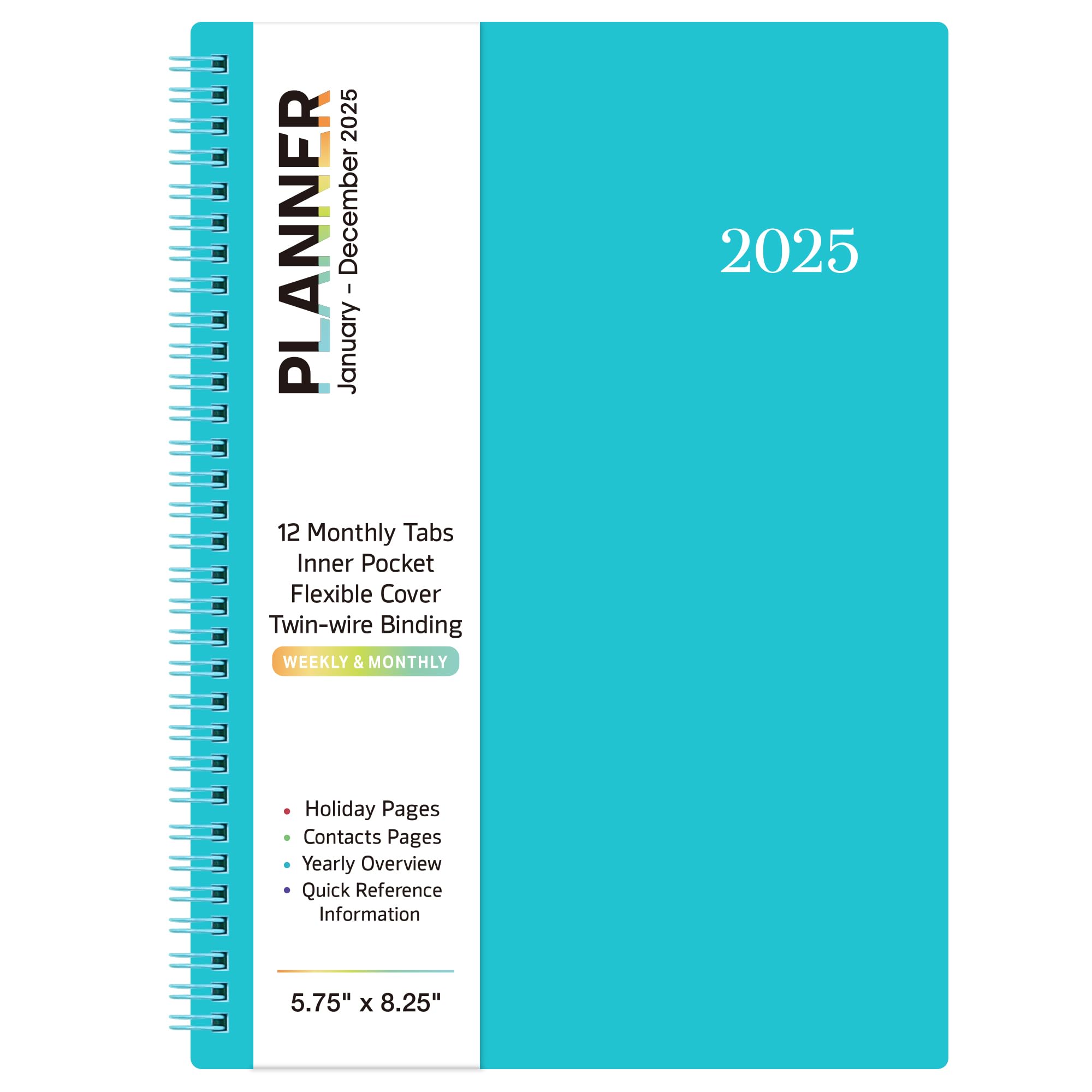 Amazon.com : 2025 Planner - Planner/Calendar 2025, Jan.2025 - Dec.2025 ...