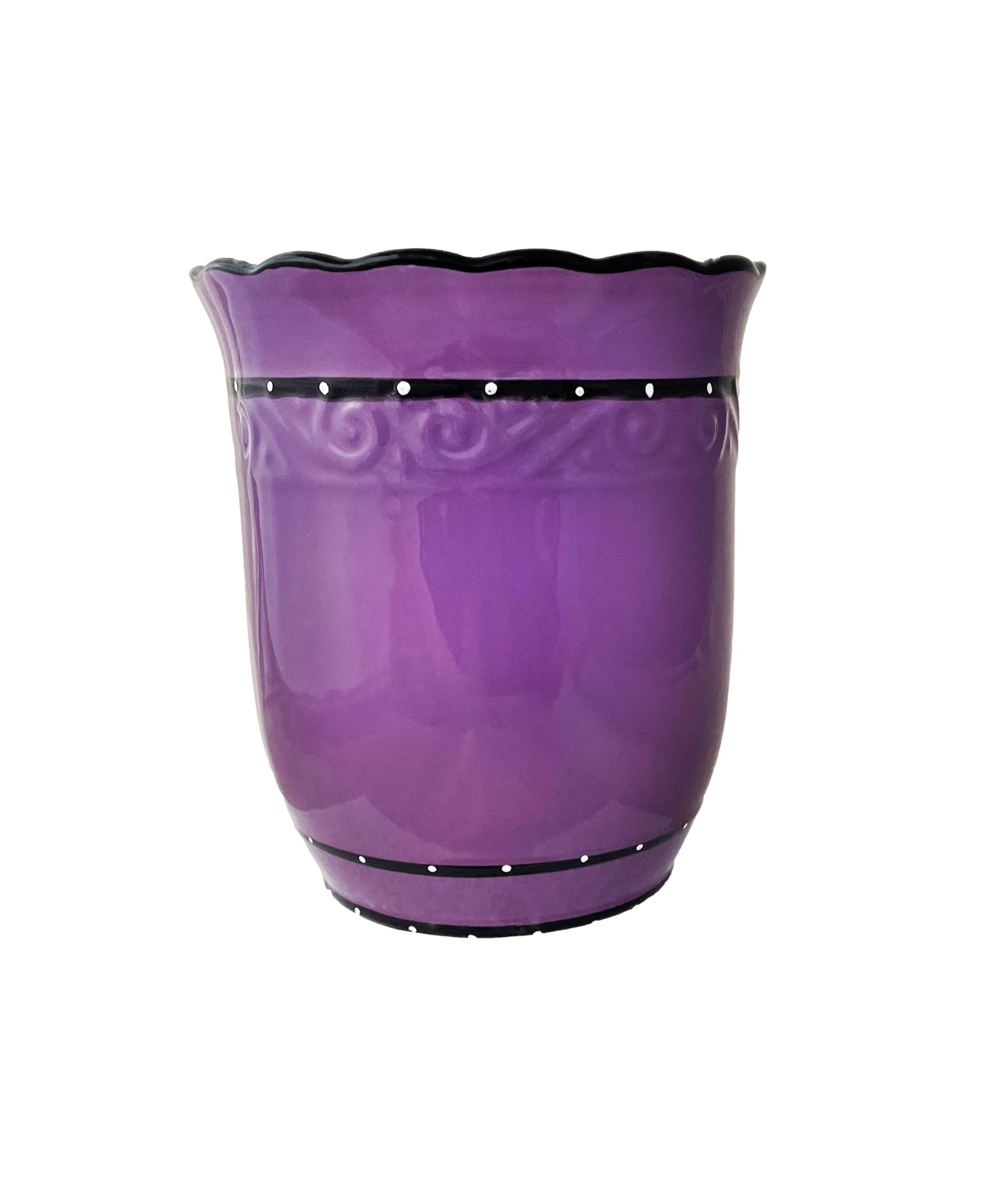 Amazon.com: PURPLE RUFFLE UTENSIL HOLDER BY ACK 86039 : Home & Kitchen