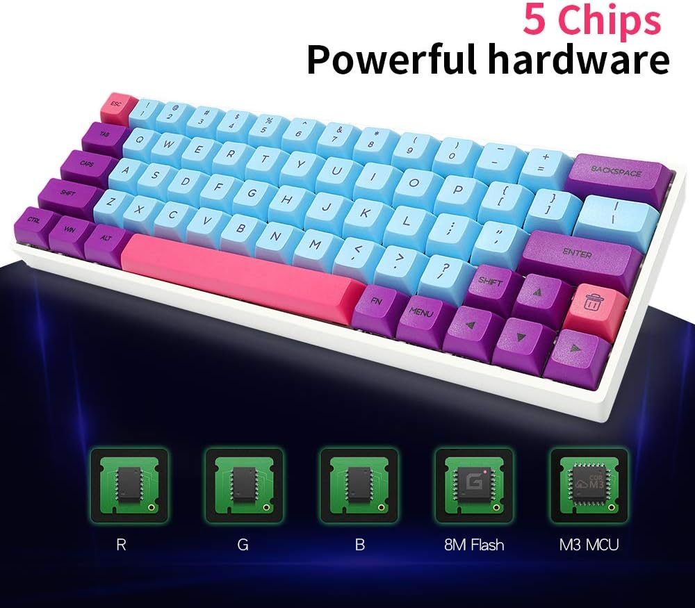 Bеѕt Cуbеr Dеаlѕ 🔥 SK64 60% Mechanical Gaming Keyboard, 61 Keys Multi ...