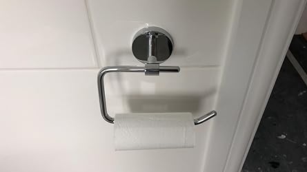 GROHE BauCosmopolitan Toilet Paper Holder (Metal without Cover, Concealed Fastening, Including ...
