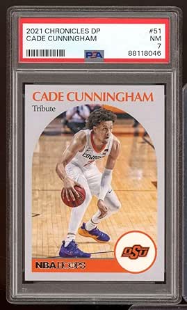 Amazon.com: Cade Cunningham Rookie Card 2021-22 Chronicles DP #51 PSA 7 ...