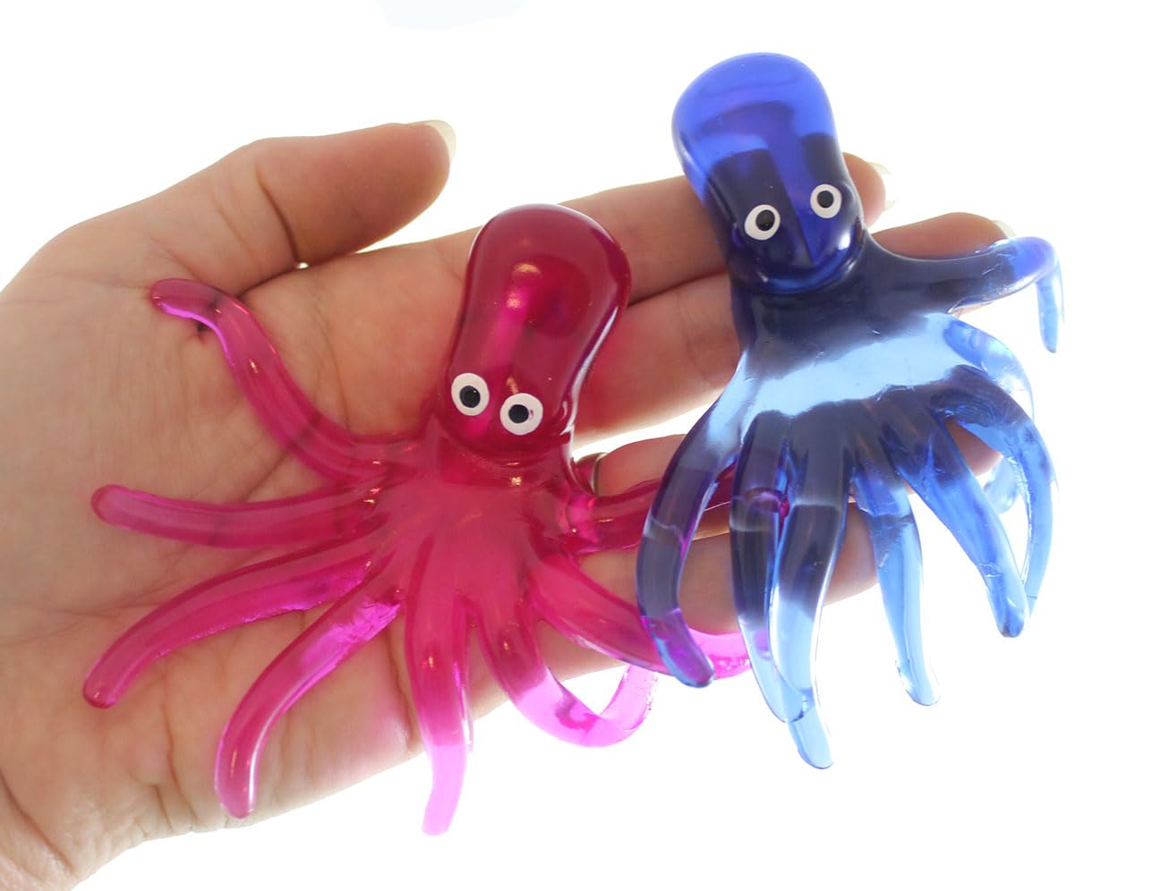 Amazon.com: 2 Octopus Ultra Sticky Toy - Super Sticky Novelty Toy ...