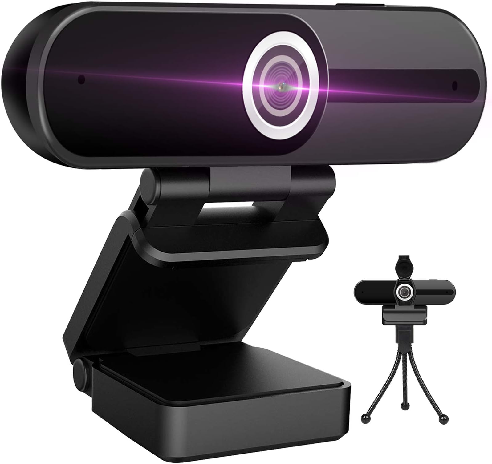 Amazon.com: Webcam 4K HD Computer Camera 8MP Microphone PC Web Camera ...