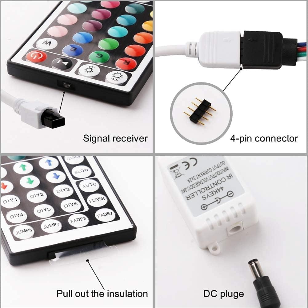 Snapklik.com : 44 Key IR Remote Controller Kit - Wireless Rectifier ...