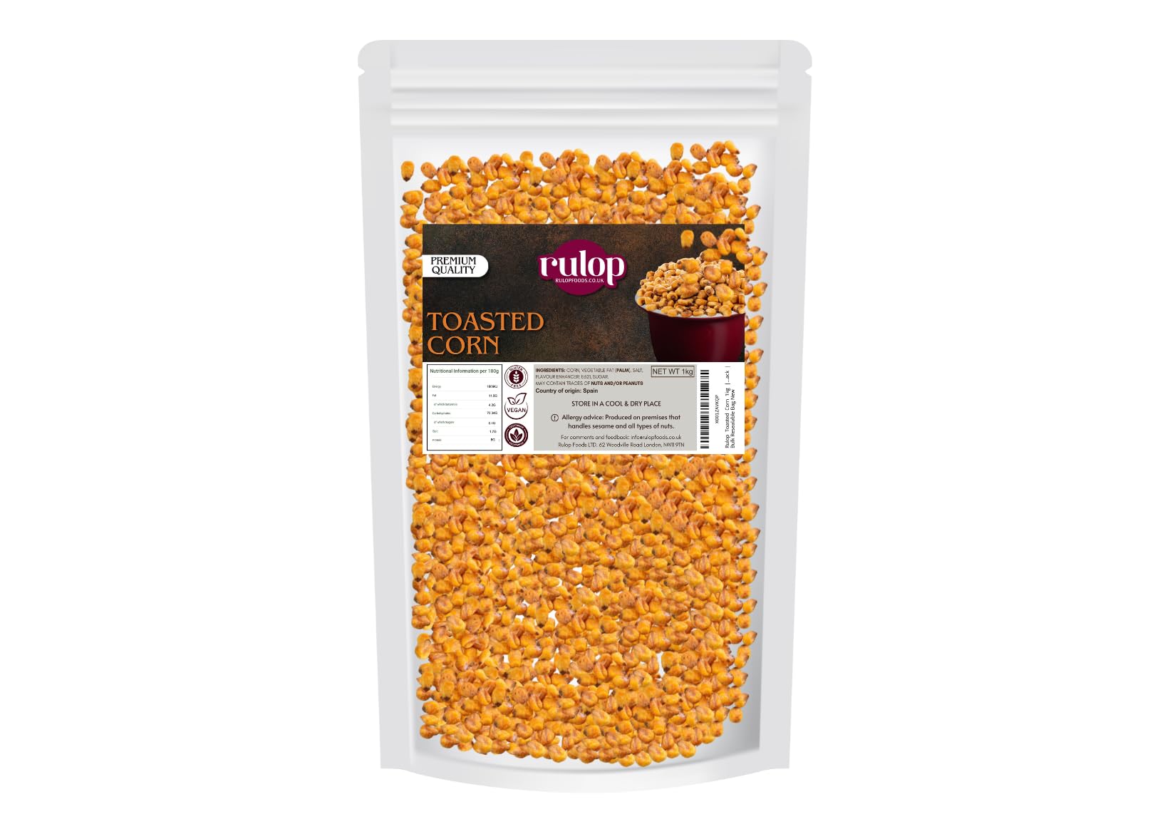 Buy Rulop Toasted Corn 1kg | Salt Flavour | Roasted Salted Corn Nuts ...