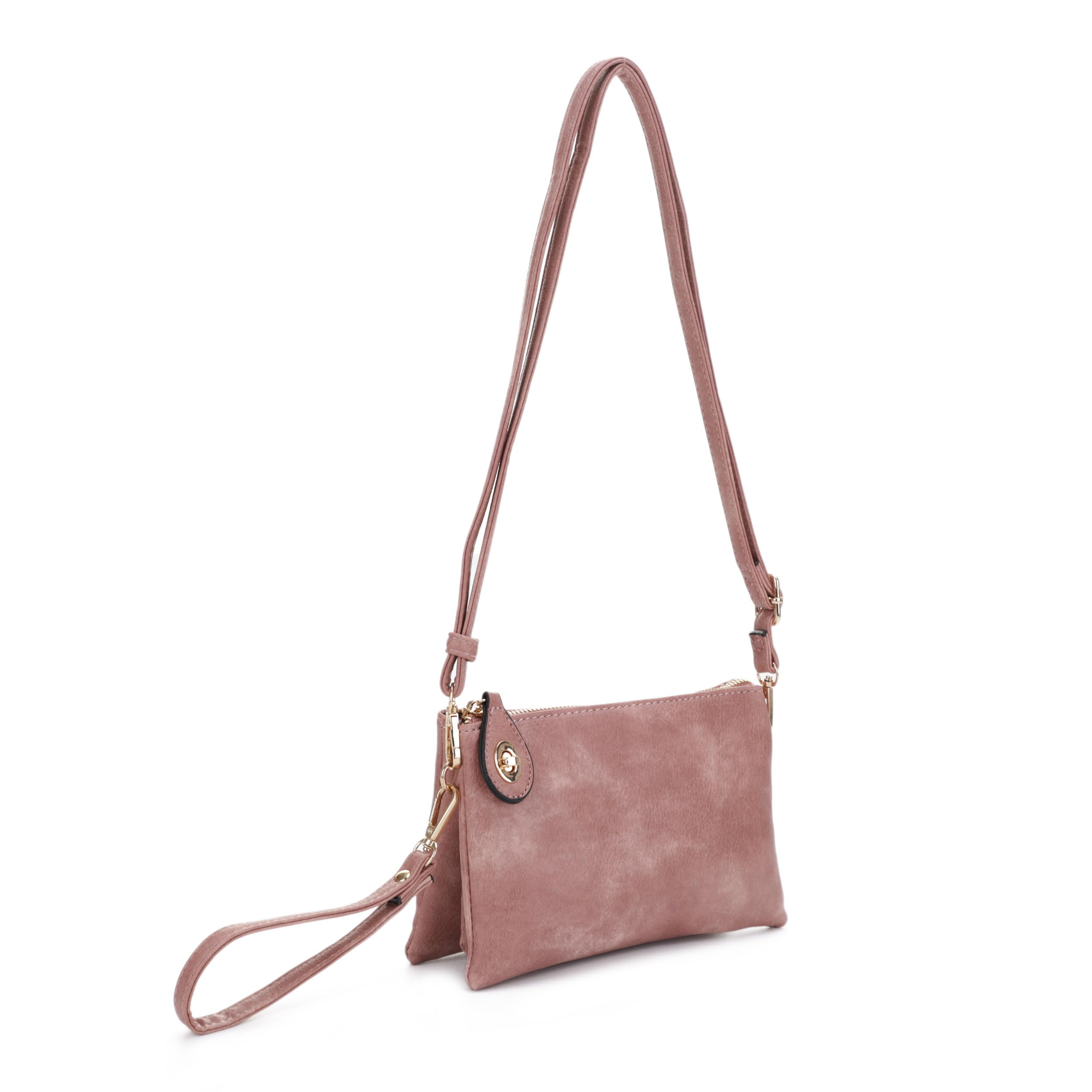 Snapklik.com : Isabelle Womens Turn Lock Closure Wristlet Clutch And ...