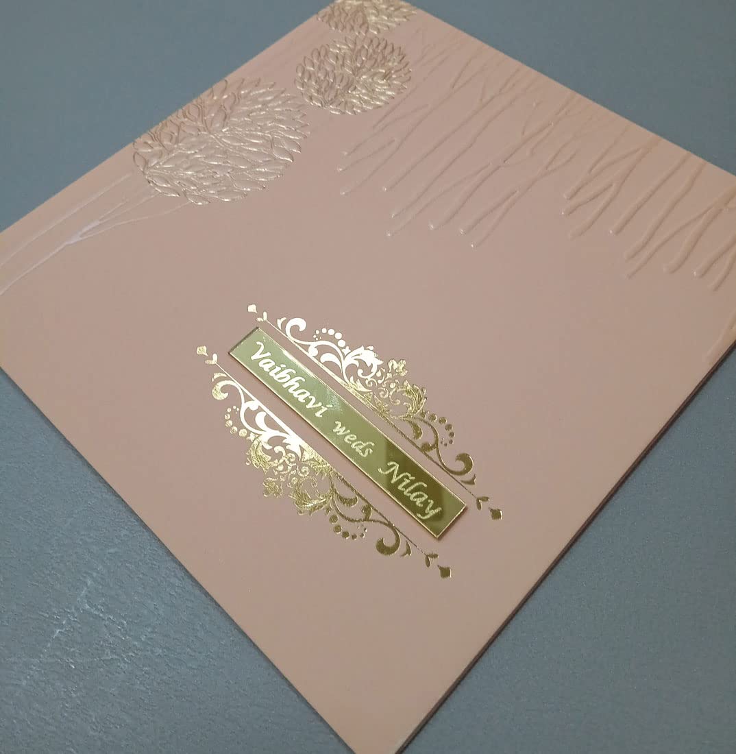 JIMIT CARD Wedding Invitation Card (Pack Of 50) : Amazon.in: Office ...