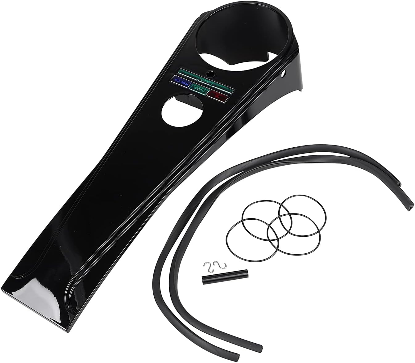 Amazon.com: SHMTOOL ABS Plastic Black Long Rider Style Dash Panel For ...