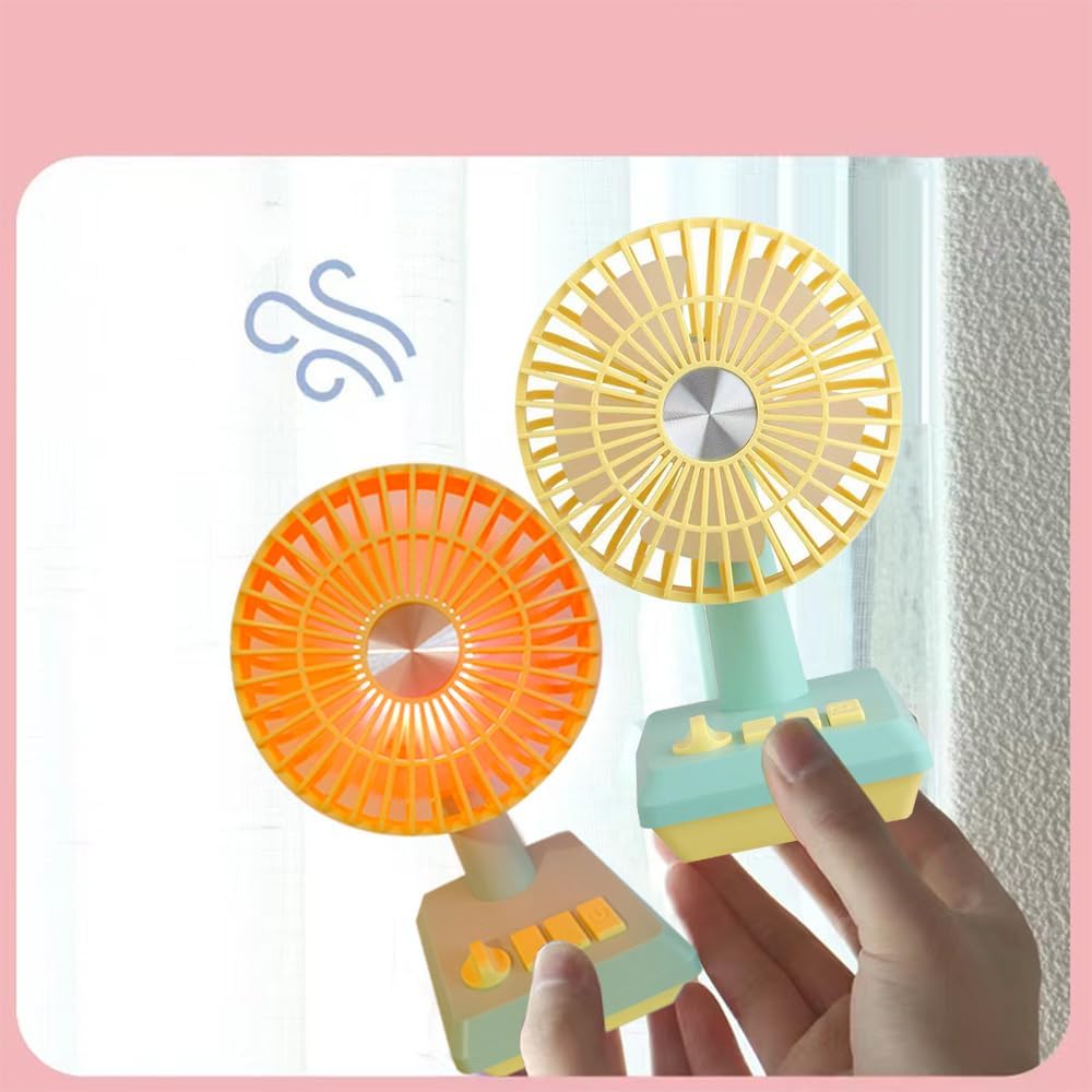 Amazon.com: FlashingBlinkyLights Light Up LED Mini Handheld Fan with ...