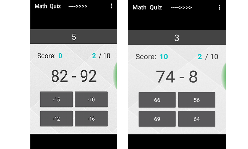 MATH QUIZ - App on Amazon Appstore