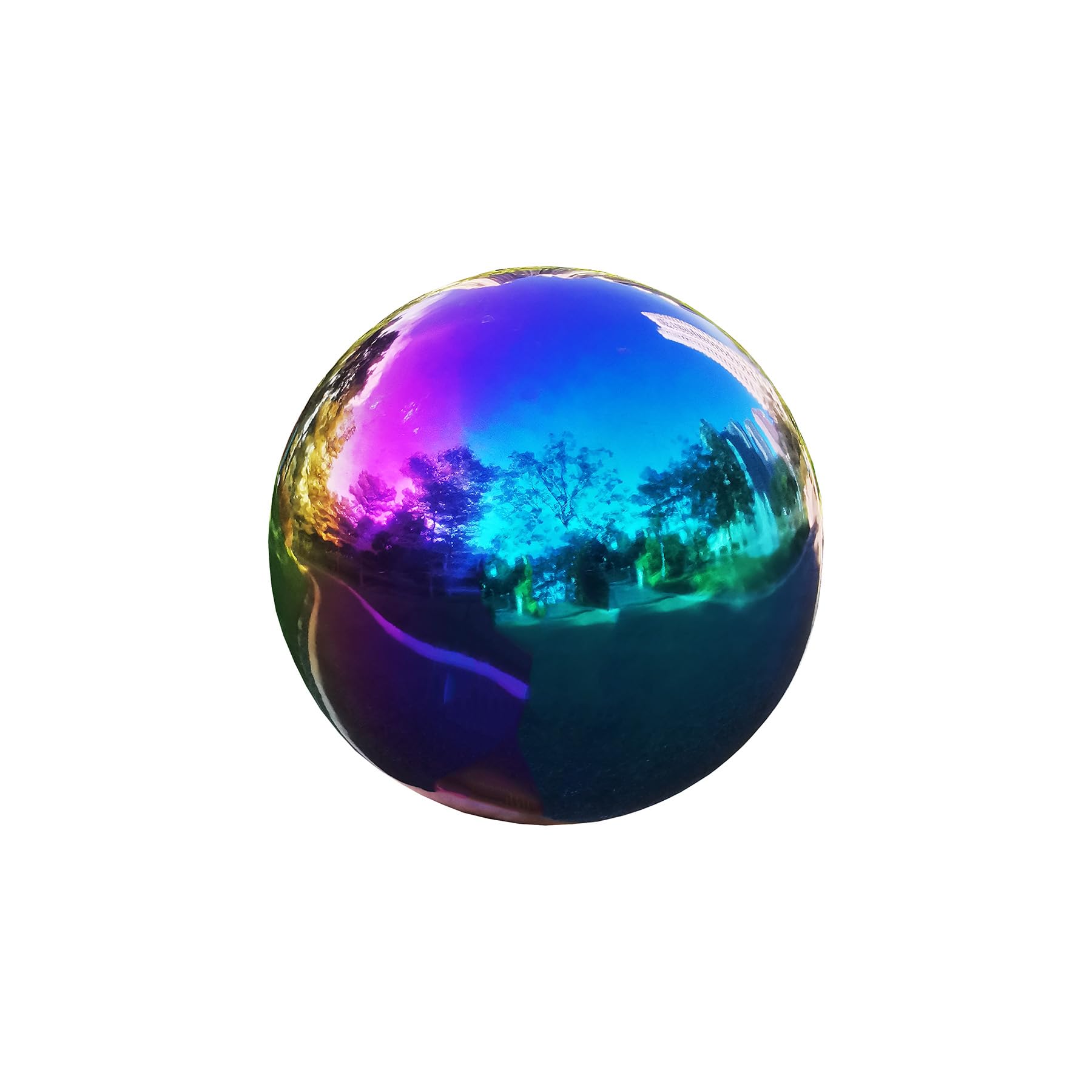 Amazon.com: Pangmao Rainbow Gazing Globe Mirror Ball in Stainless Steel ...