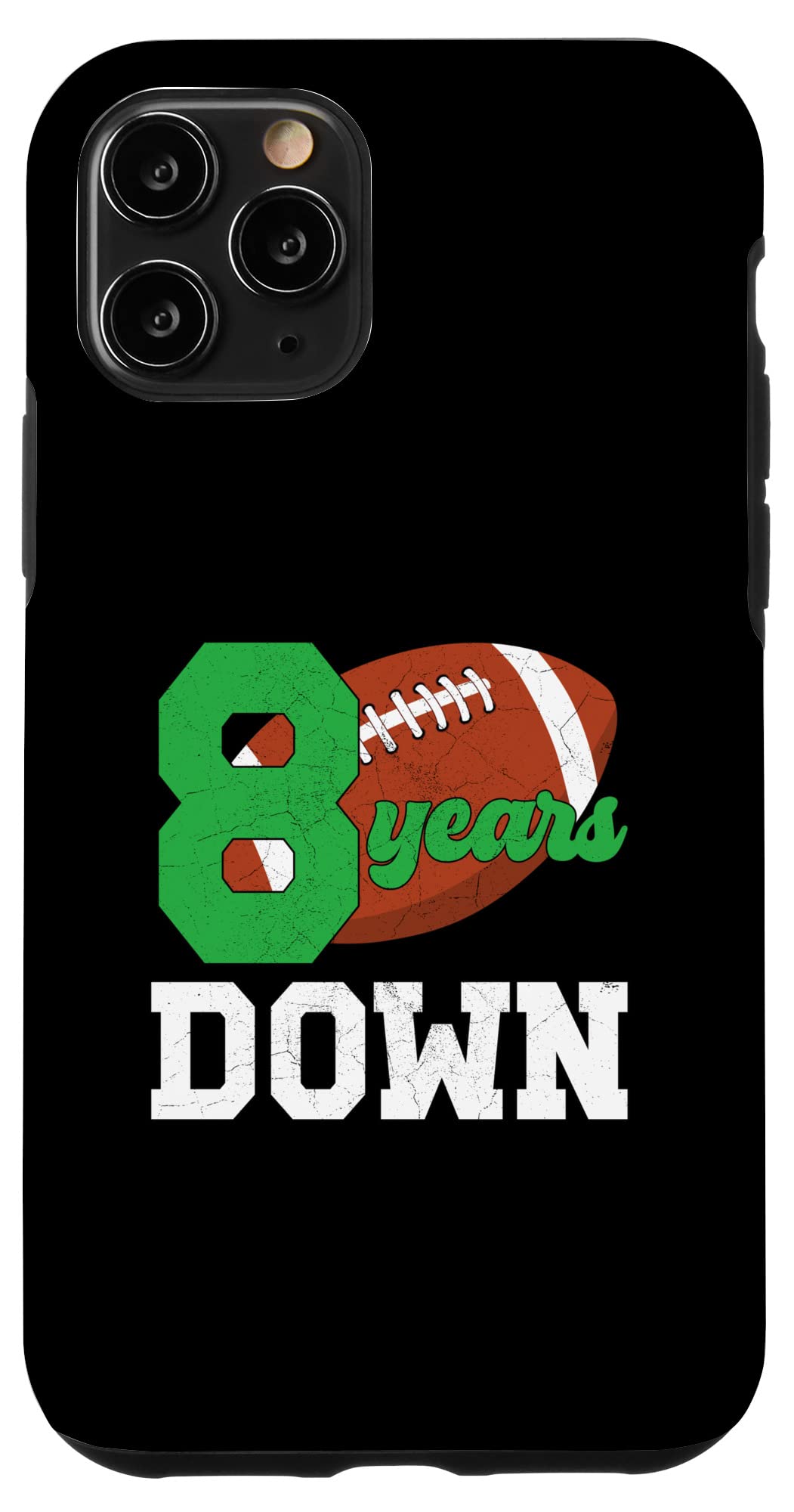 Amazon.com: iPhone 11 Pro 8th Birthday Football Boy Eight Year Old ...