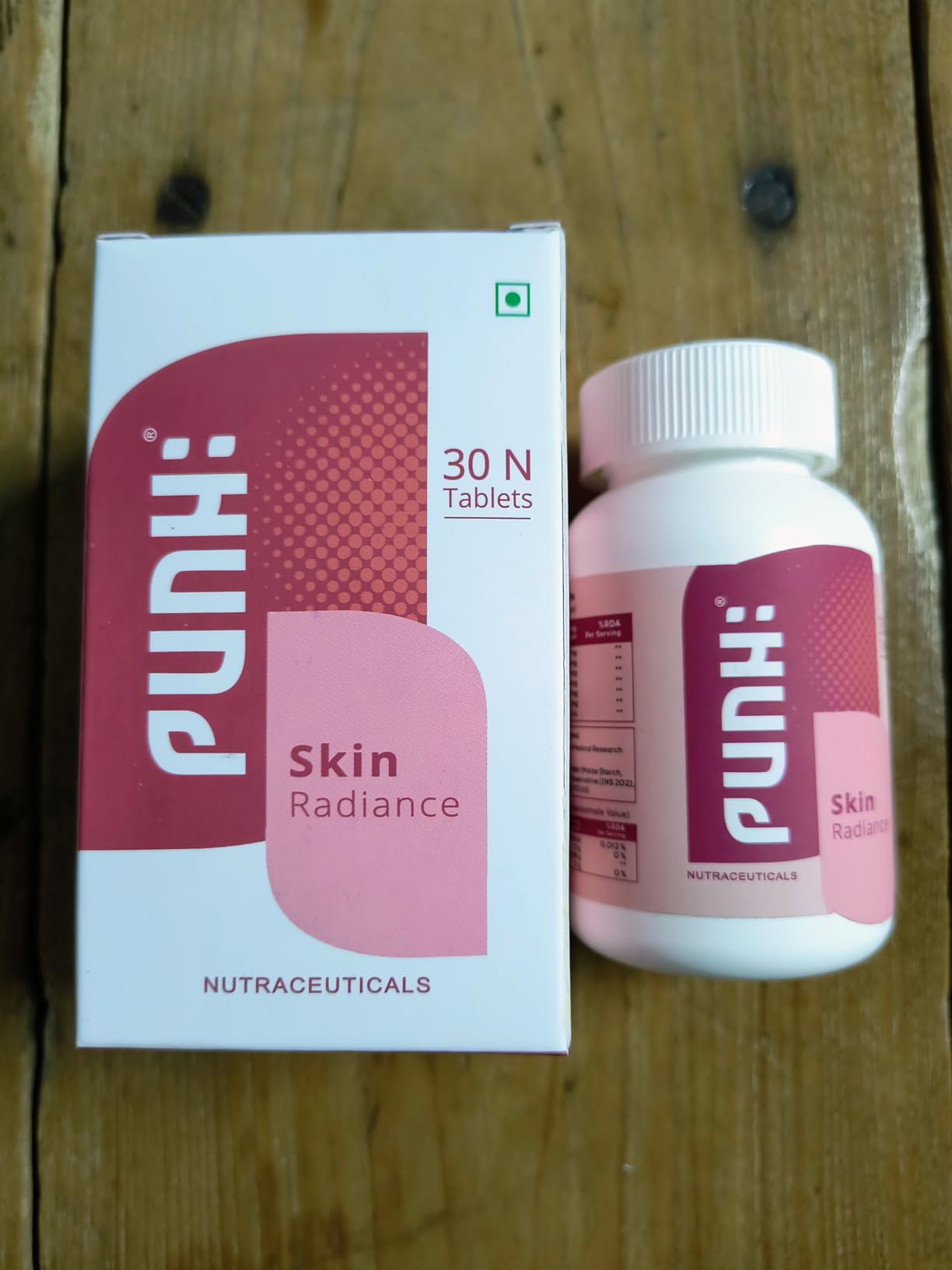 Punh Skin Radiance Tablets With Glutathione-500Mg Skin Glow&Reduces ...
