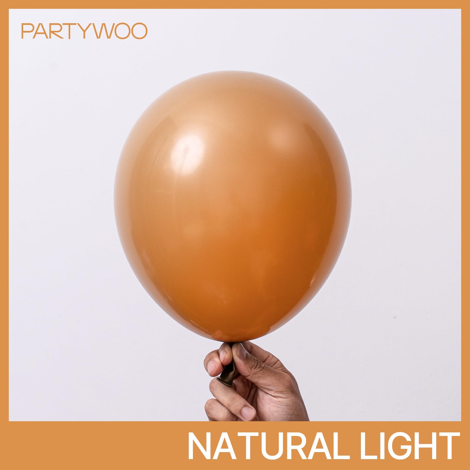 Snapklik.com : Light Brown Balloons 50 Pcs 12 Inch Caramel Brown Tan ...