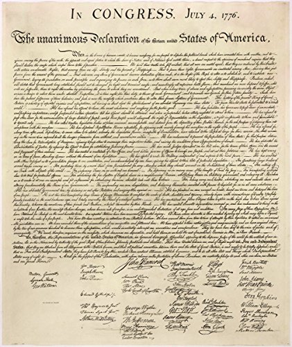 Declaration of Independence: Side By Side With Modern Text (English ...