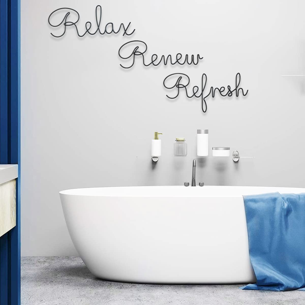 Metal Letters For Bathroom