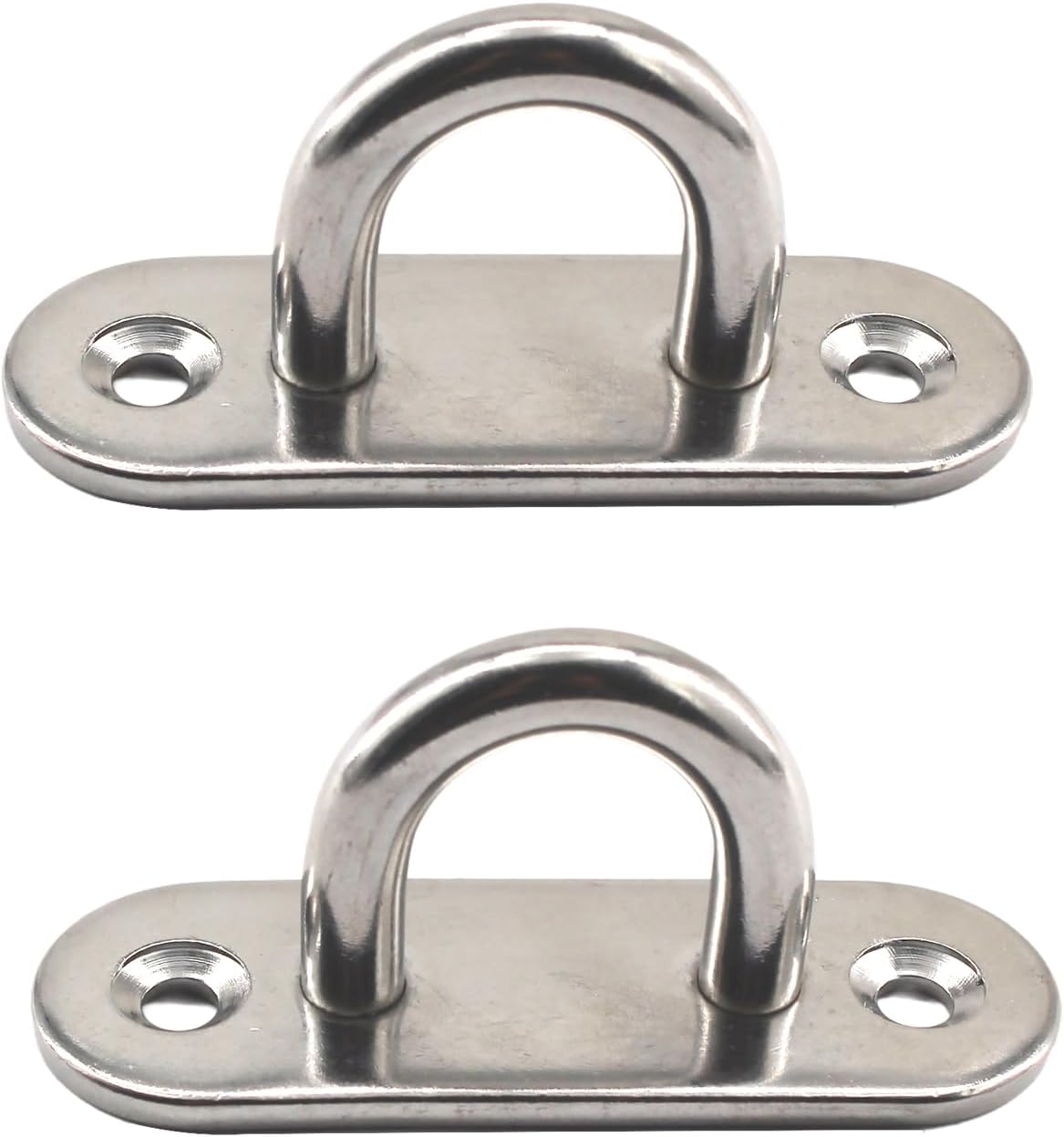 Amazon.com: Paraphee 2Pcs M10 304 Stainless Steel Oblong Pad Eye Plate ...