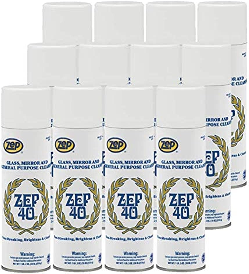 Amazon.com: Zep 40 LV Non-Streaking Cleaner Aerosol - 18 Ounces (Case ...