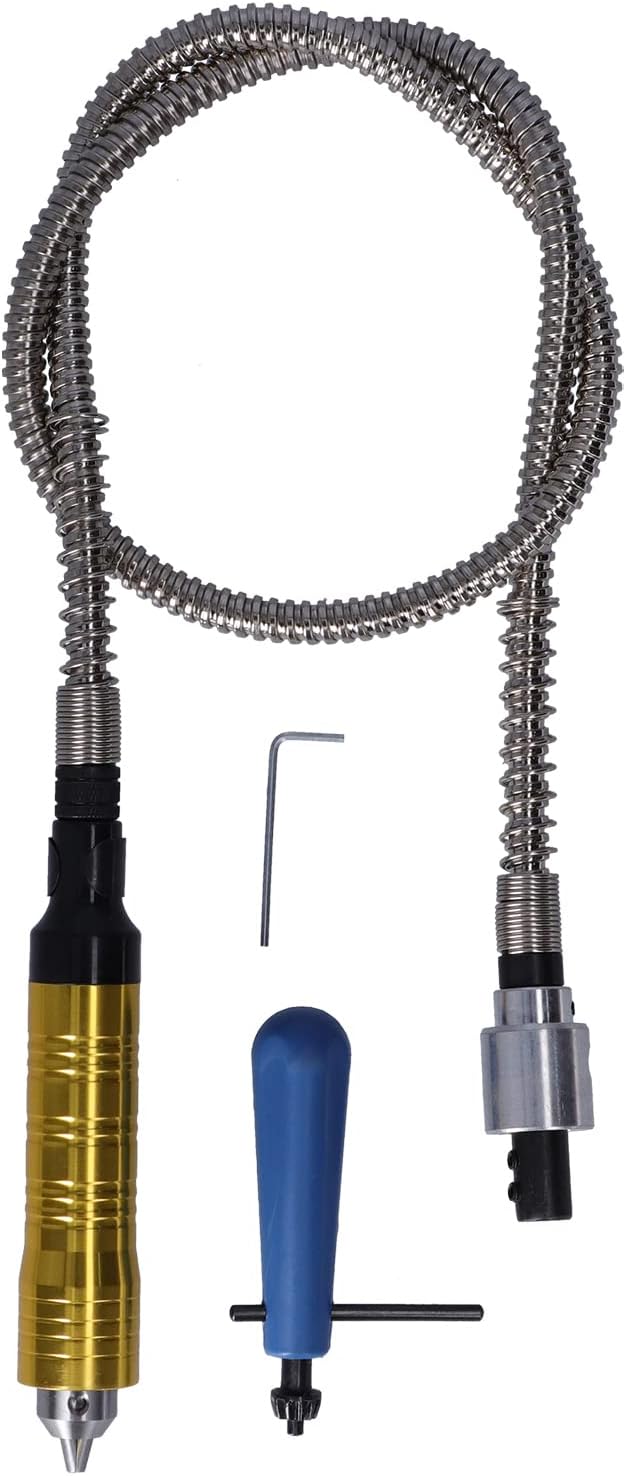Chazcool Flex Shaft Rotary Tool, Flex Shaft Extension Chuck, Flexible ...