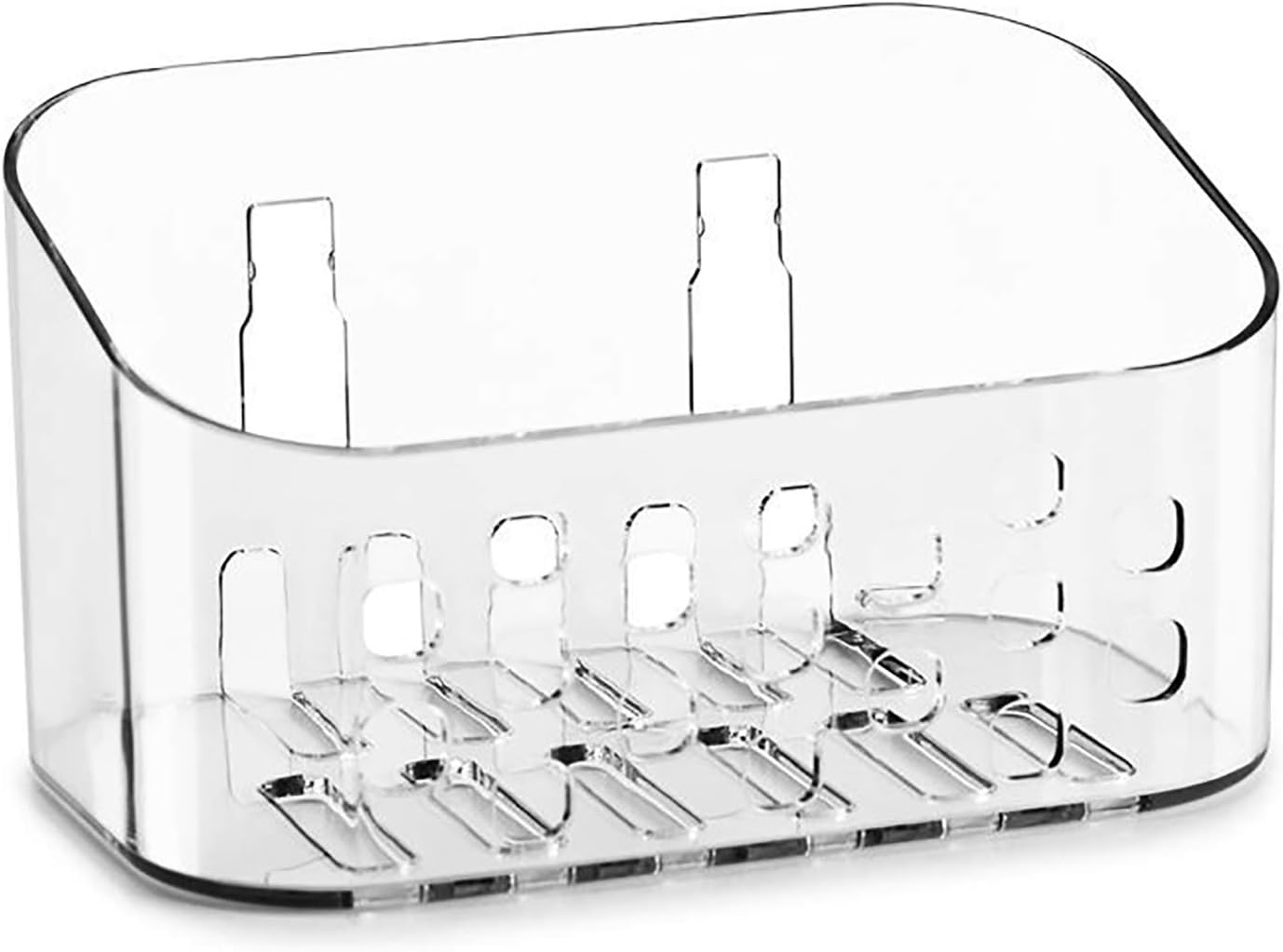 Amazon.com: Plastic Wall Mount Organizer Rack Shelf Container Bin ...