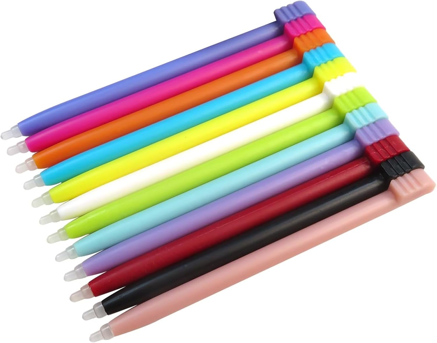 Amazon.com: New 12 Pack Video Game Colorful Touch Stylus Pen ...