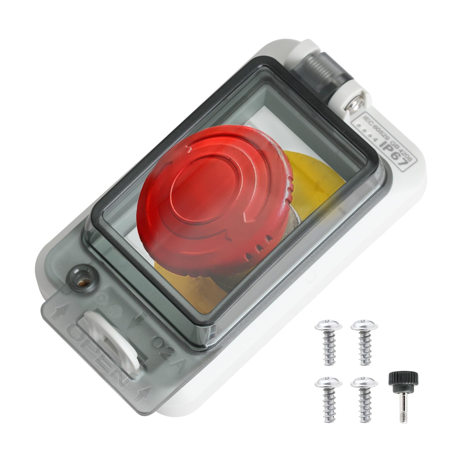 Industrial Switch Button Cover, Durable Protective Guard for Emergency ...