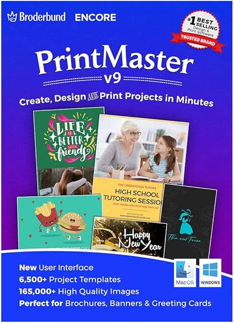 Amazon.com: PrintMaster Platinum v9 [PC Download] : Everything Else