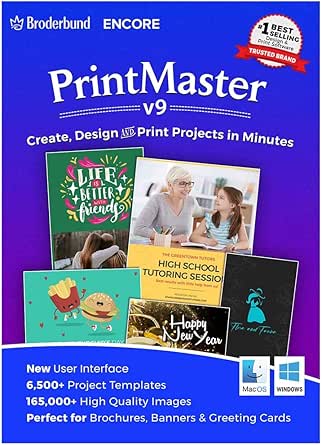 Amazon.com: PrintMaster Platinum v9 [PC Download] : Everything Else