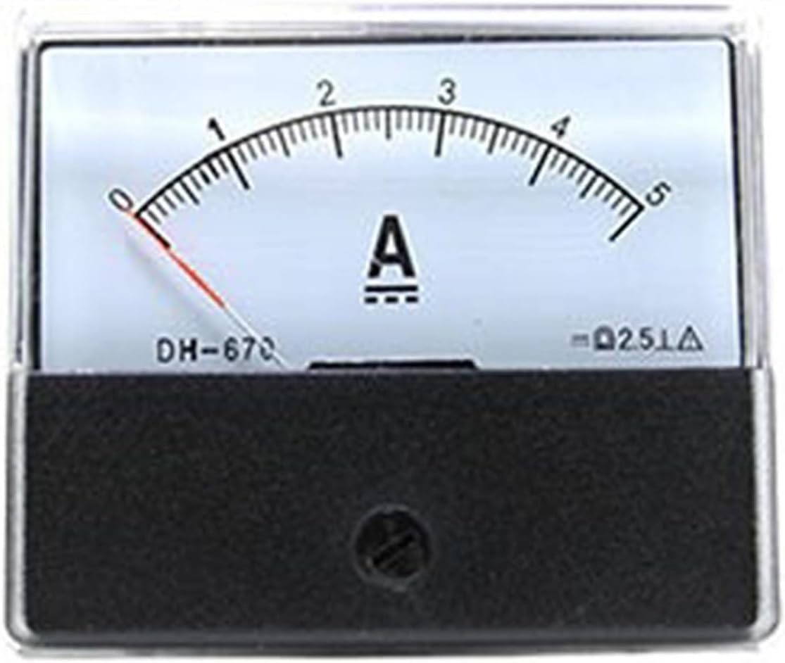 Ammeter DC 1A 2A 3A 5A 10A 15A 20A 30A 50A 100A Anlog Amp Meter DH-670 ...