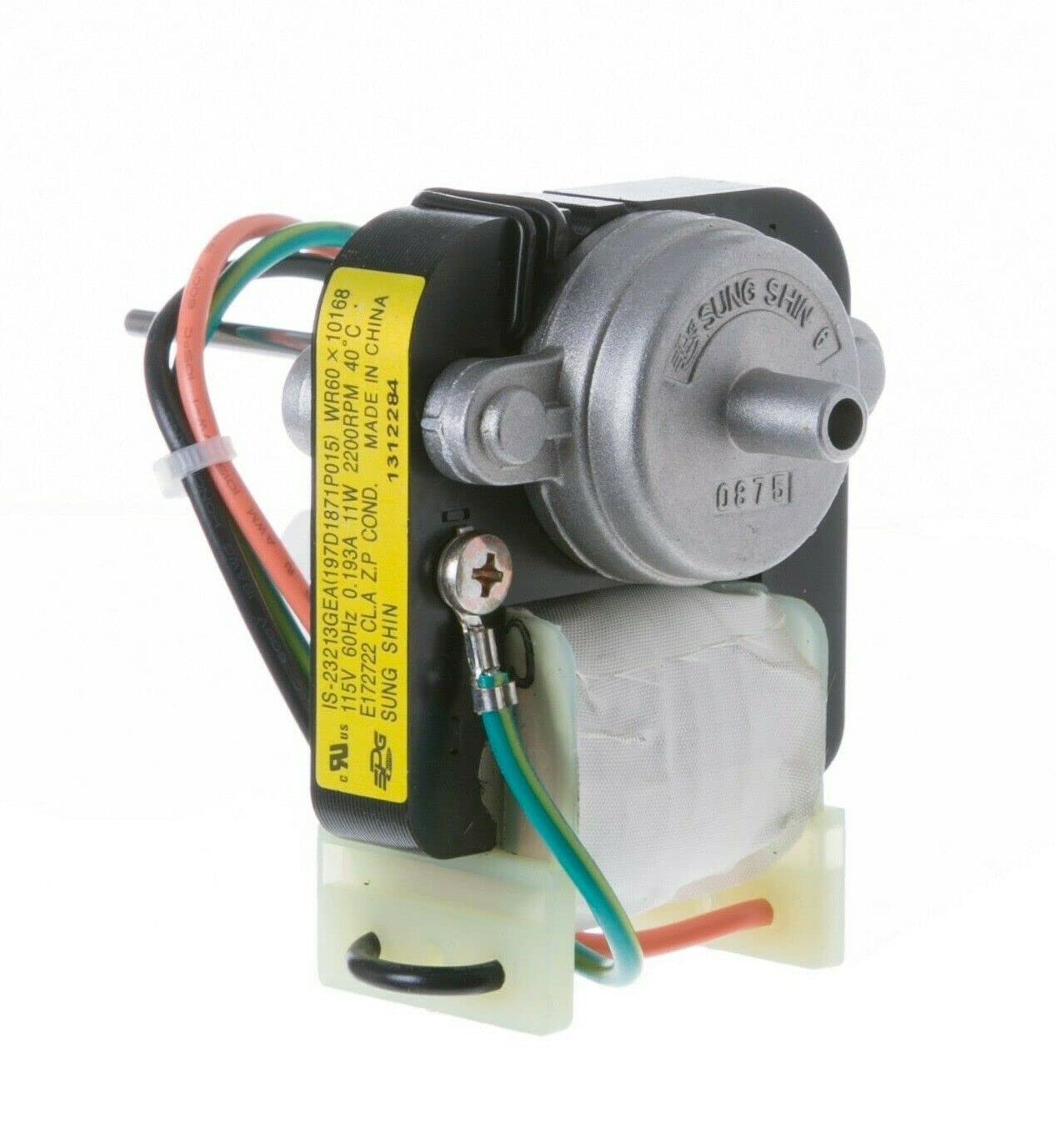 Amazon.com: WR60X10168 Condenser Fan Motor Compatible with Top Brands ...