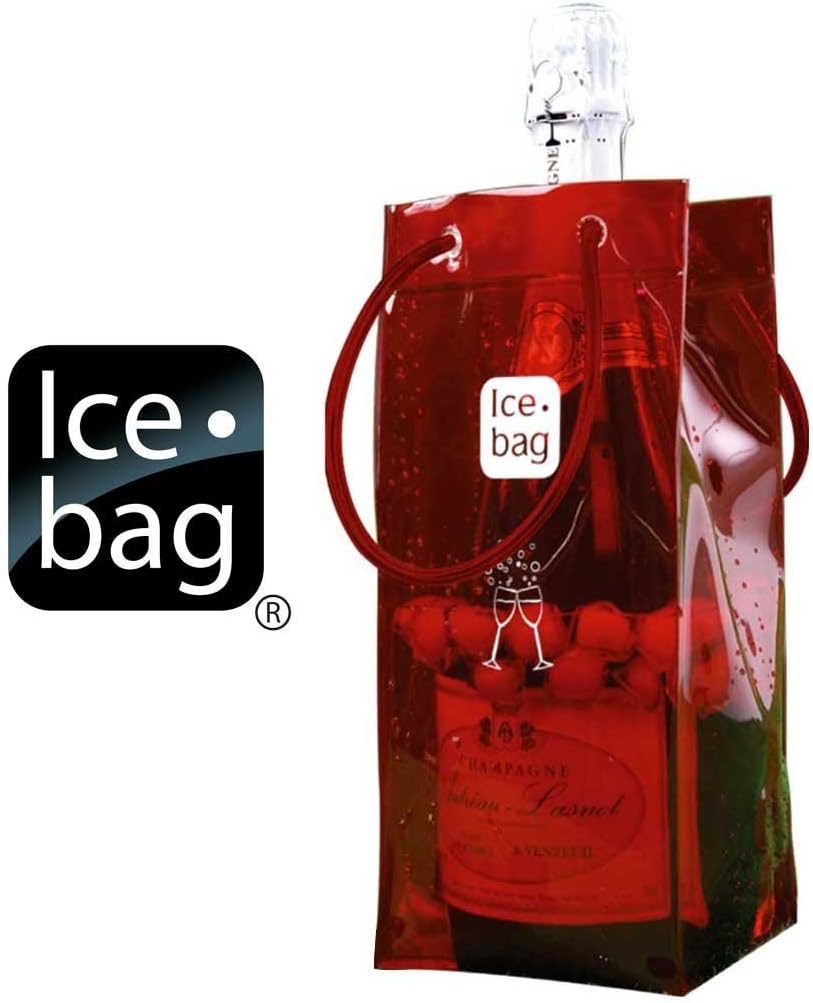 Amazon.com: Ice Bag Is Portable and Folds for easy Storage - Red: Wine ...