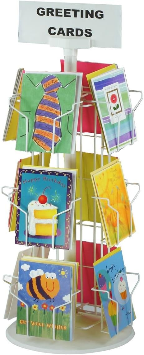 Amazon.com : Greeting Card Racks with (12) 5 x 7 Pockets for Counter ...