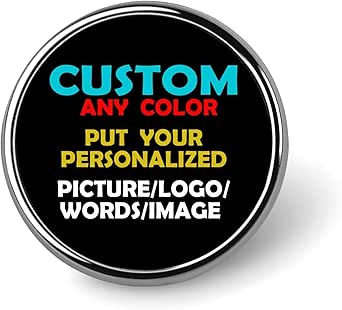 Amazon.com: Custom Button Pins for Backpacks Badge, Customize With Your ...