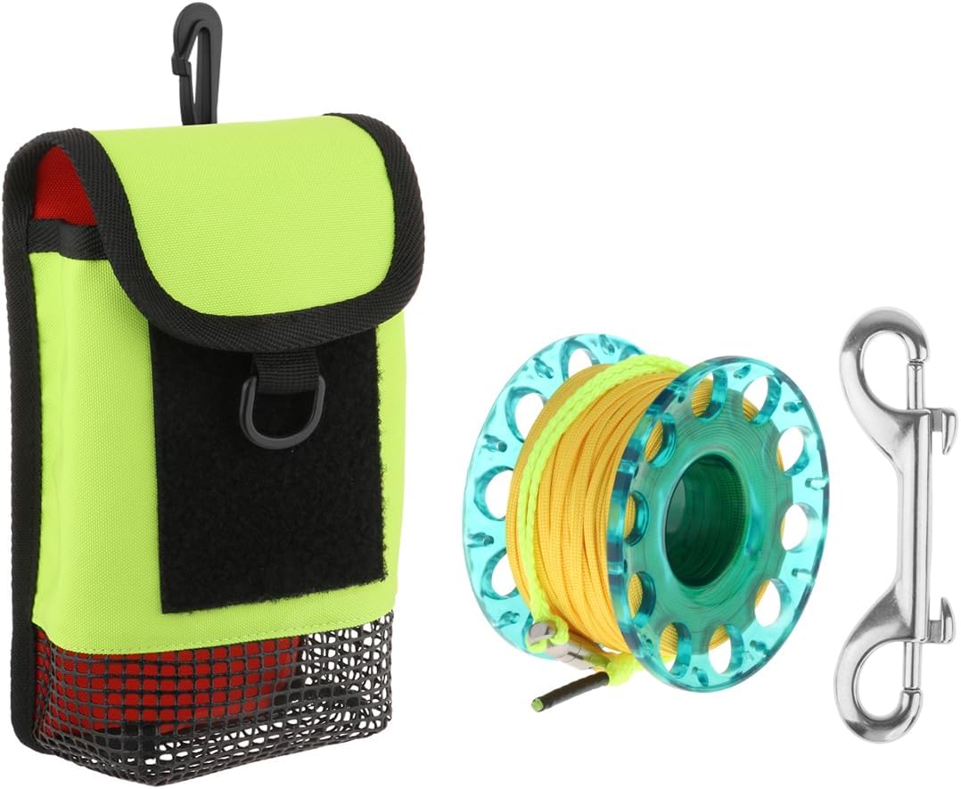 Amazon.com: 100FT Scuba Diving Reel Large Scuba Spool Finger Reel with ...