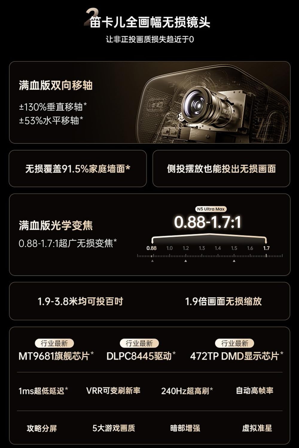 JmGO N5-Ultra-Max 4K Laser Projector User Manual