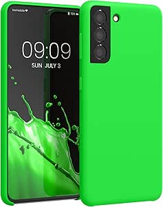 Amazon.com: kwmobile Case Compatible with Samsung Galaxy S21 Case - TPU Silicone Phone Cover ...