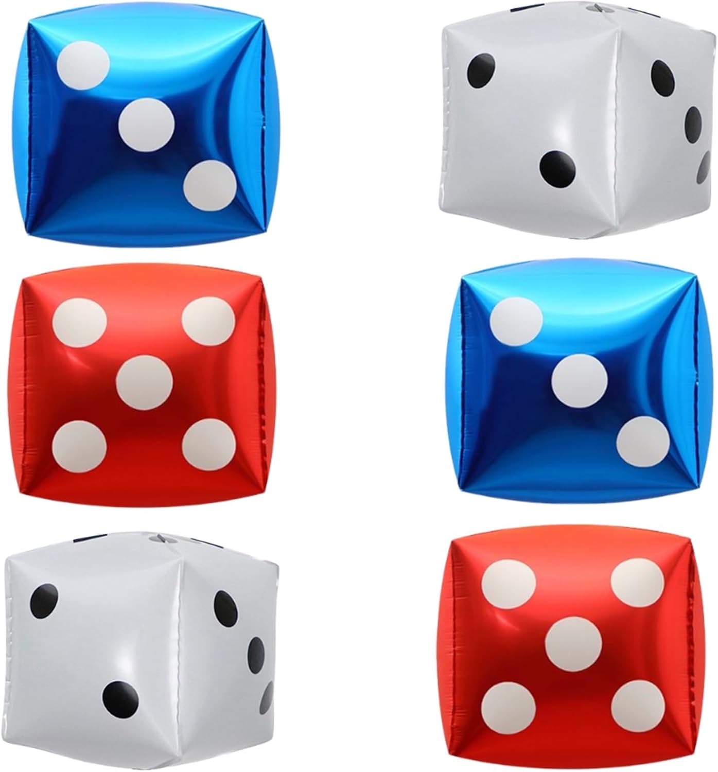 6PCS large dice,30cm Inflatable dice,giant dice, casino party ...