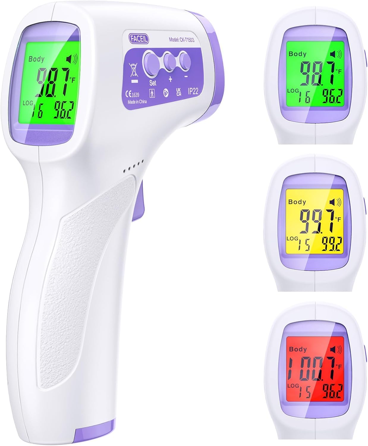 Luxus LX-102 Infrared Thermometer - Digital Thermometer Forehead - No ...