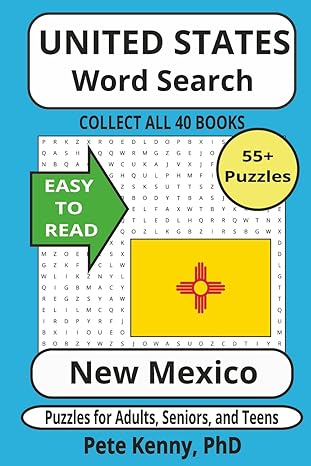New Mexico Word Search Puzzle Book: Fascinating and Historic Cities and ...