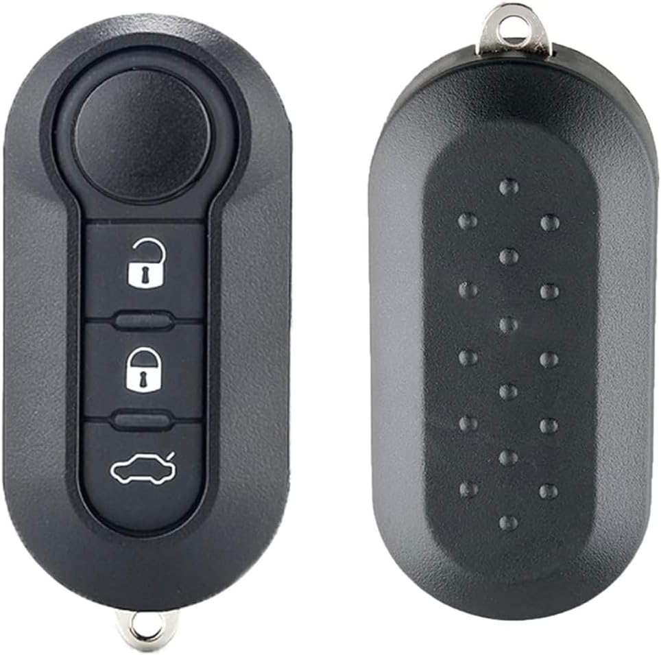 SILVERLIN Key Fob Case Replacement for Fiat 500 Doblo Ducato Panda ...