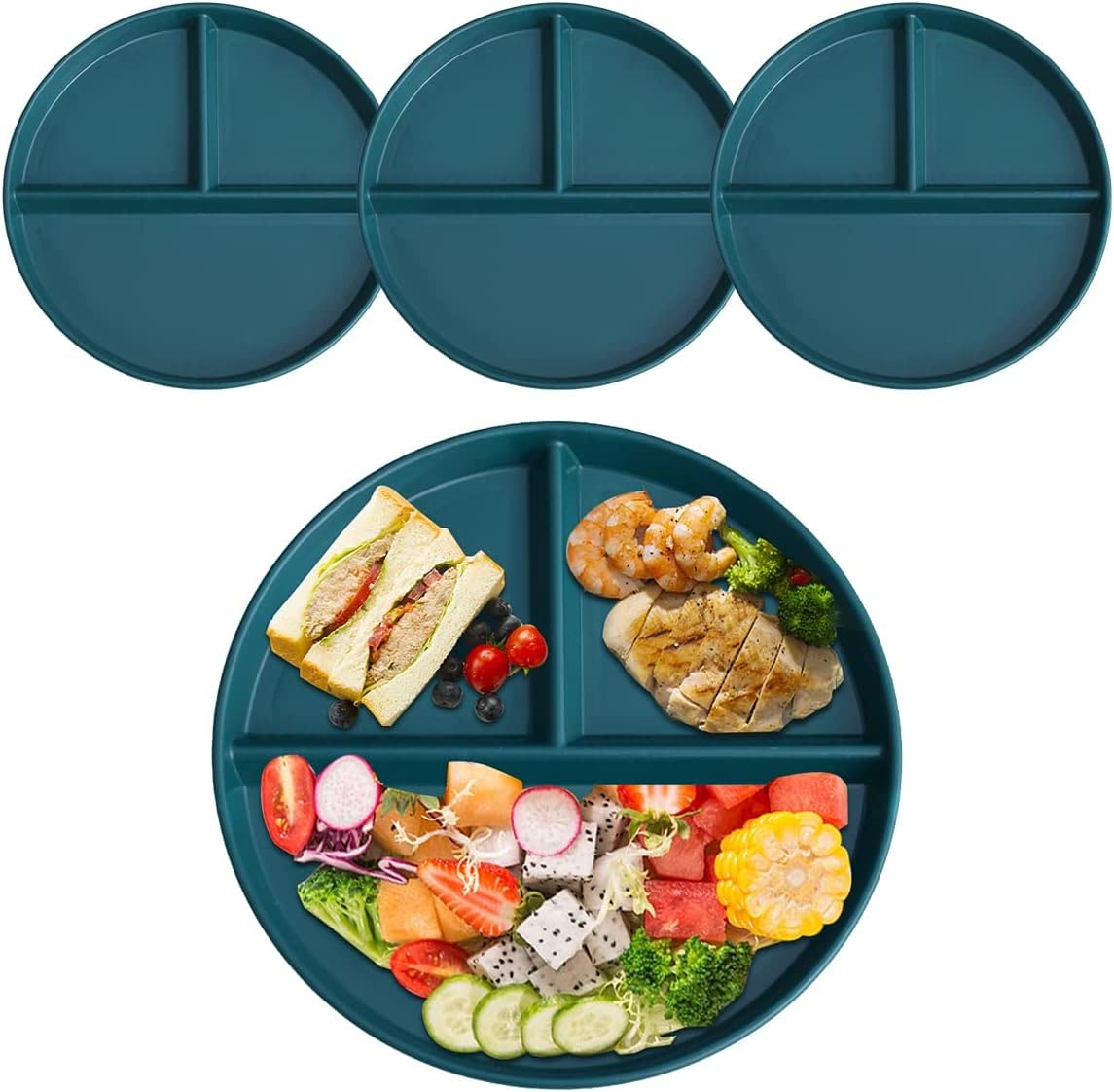 Divided Dinner Plate For Dieting