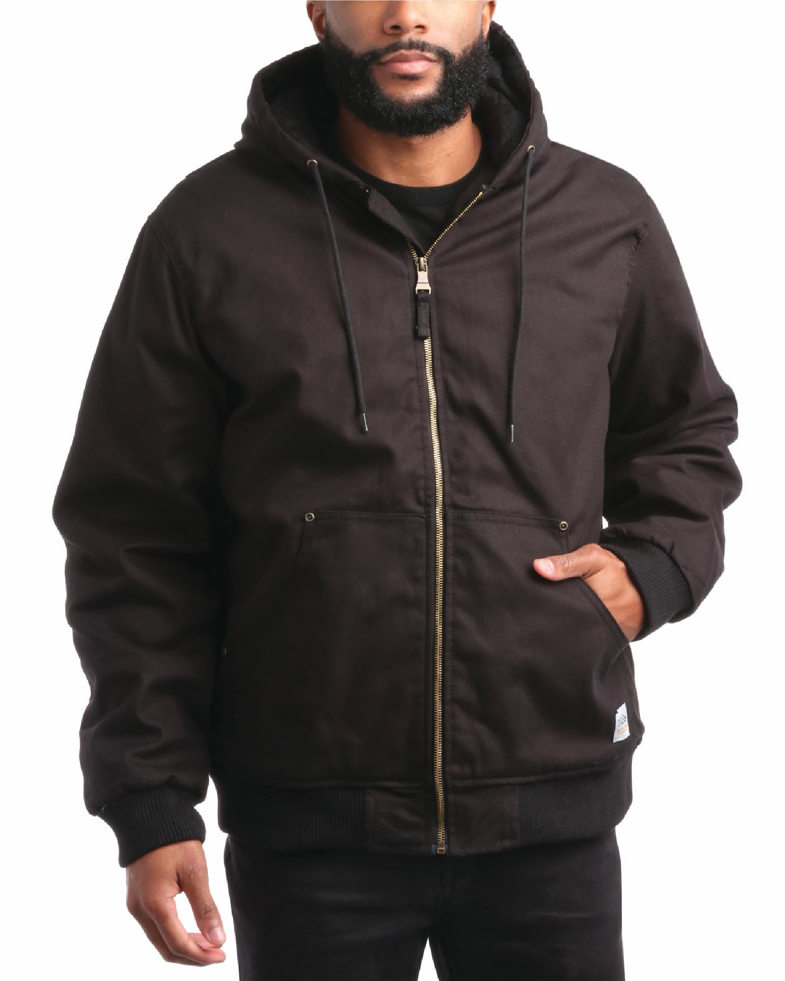 Snapklik.com : Bass Creek Outfitters Mens Canvas Jacket - Quilted ...