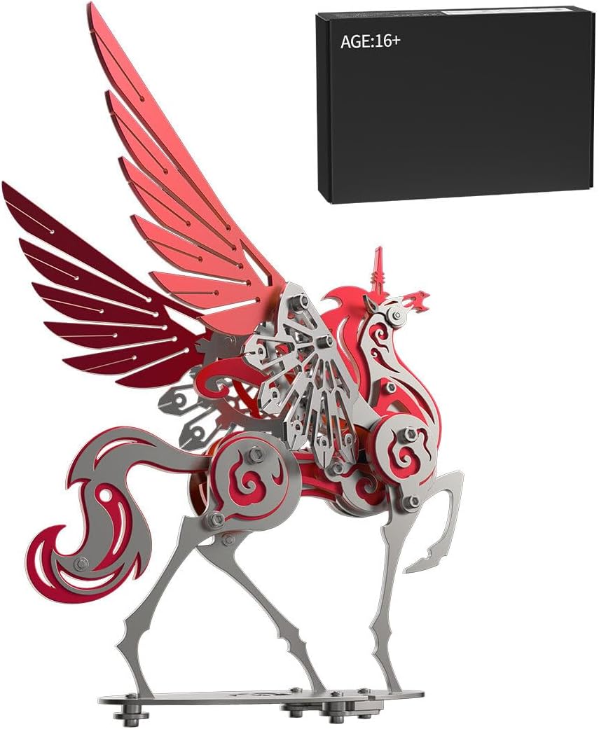 Amazon.com: LOCHE 3D Metal Puzzle, 121+ Pieces, Stainless Steel ...