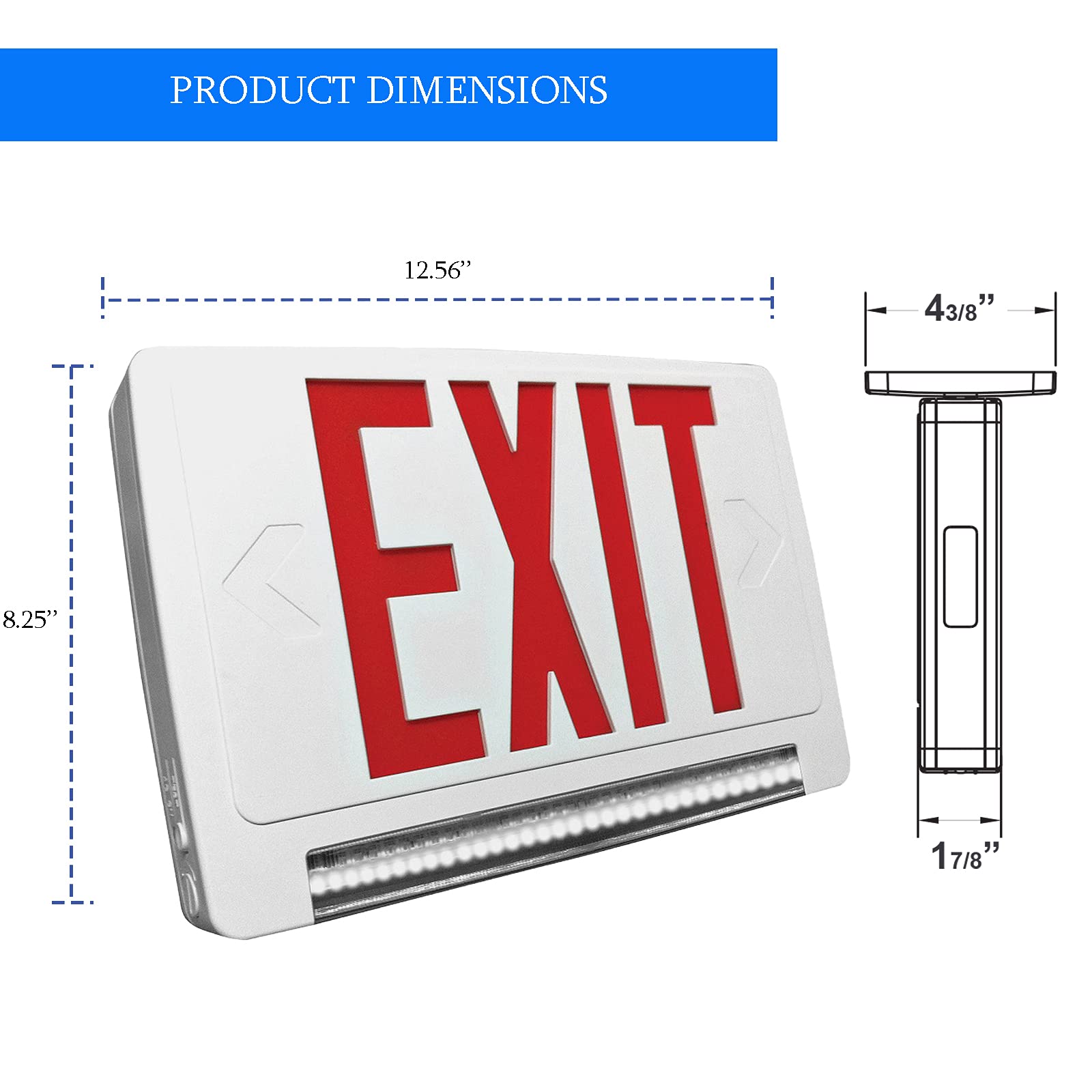 Snapklik.com : Ciata Ultra Bright Energy-efficient Lighted Exit Signs