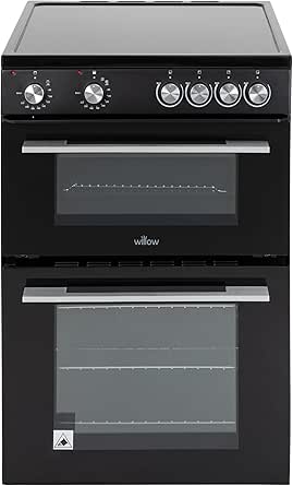 Willow WT60CCB 68L Freestanding Electric Cooker, Twin Cavity Cooker ...
